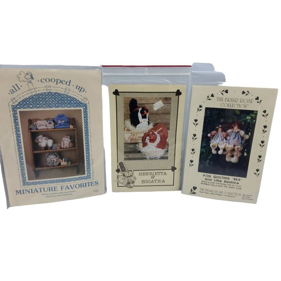 all cooped up | Accents | Vintage Set Of 3 All Cooped Up Patterns ...